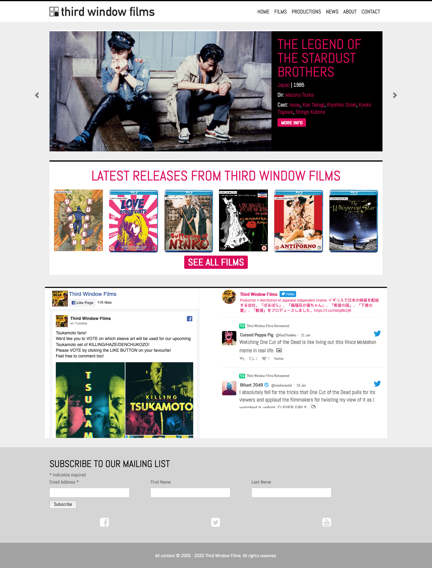 Third Window website | andrew heskins design.