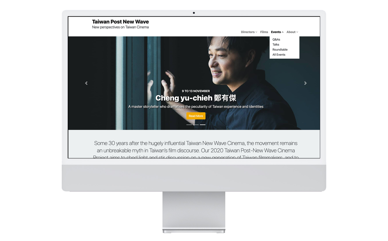 Taiwan Post New Wave website | andrew heskins design.